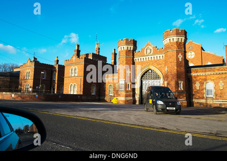The entrance gates to HMP Prison Lincoln Lincolnshire England Stock ...