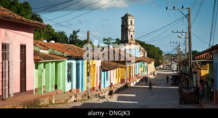 Colourful houses in Trinidad, Cuba Stock Photo - Alamy