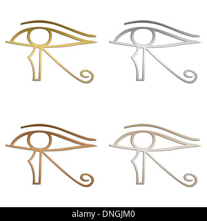 Eye of Horus, an ancient Egyptian symbol of protection, royal power and ...