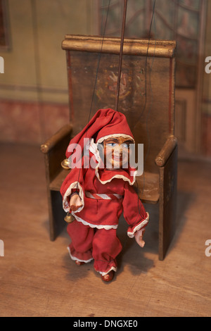 Vintage puppet theater - show - Kasperle Stock Photo - Alamy