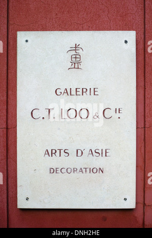 France, Paris, a Chinese pagoda, the Loo house built in 1926, is now a ...