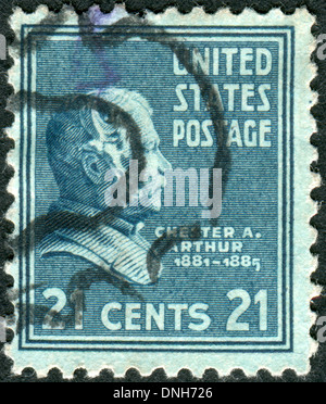Chester Arthur, 21th President of the United States, held office from ...