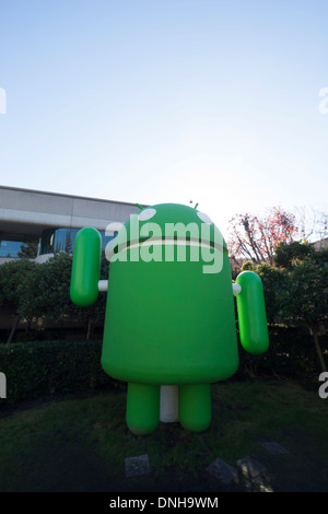Google statues on Google's Mountain View campus Stock Photo - Alamy