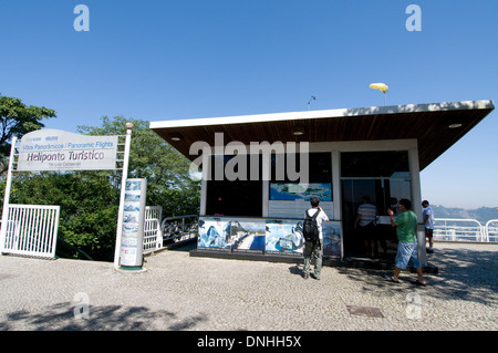 The Heliport is on Urca hill next to Sugarloaf Mountain in Rio de ...