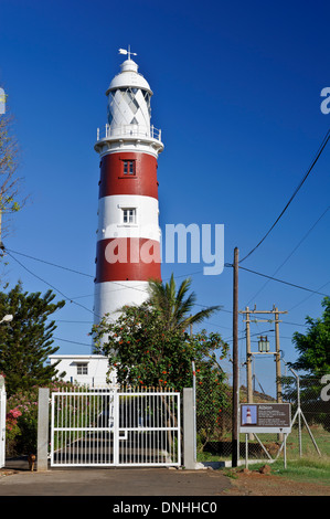 Albion lighthouse, Mauritius. Albion is located on the west coast of ...