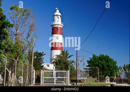 Albion lighthouse, Mauritius. Albion is located on the west coast of ...