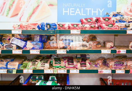 Food isle and shelves in Morrisons supermarket UK Stock Photo - Alamy