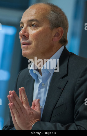 STEPHANE RICHARD, CEO FRANCE TELECOM ORANGE, PRESS CONFERENCE AT THE ...