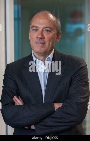 STEPHANE RICHARD, CEO FRANCE TELECOM ORANGE, PRESS CONFERENCE AT THE ...
