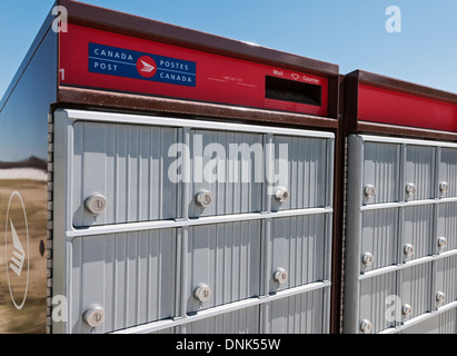Canada post mailboxes in a suburban street in Ontario Stock Photo - Alamy