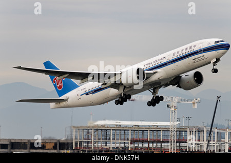 A China Southern Airlines Boeing 777-200F aircraft, registration B-2071 ...
