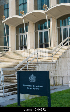 Manchester Crown Court exterior steps Crown Square architecture law ...