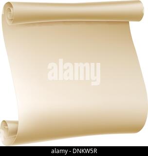 Scroll. The letter is rolled up. Message. Post office. Parchment with a ...