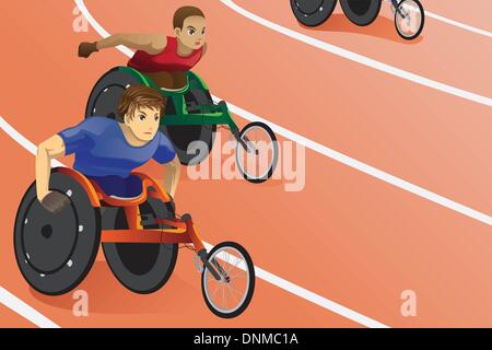 Cartoon Illustration of Muscular Men or Athletes at the Gym Stock ...