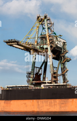 Redcar Ore Terminal cranes Stock Photo - Alamy