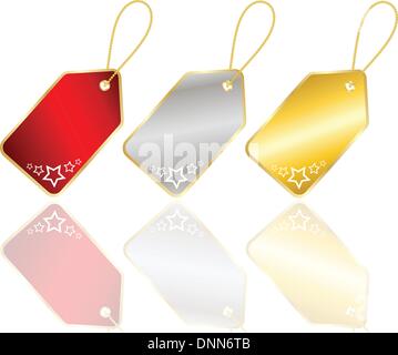 Christmas labels with starry design Stock Vector Image & Art - Alamy