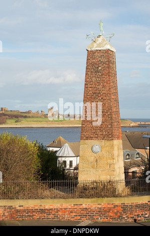 South Shields river Tyne Lawe Top early 1832 Beacons and lighthouses ...