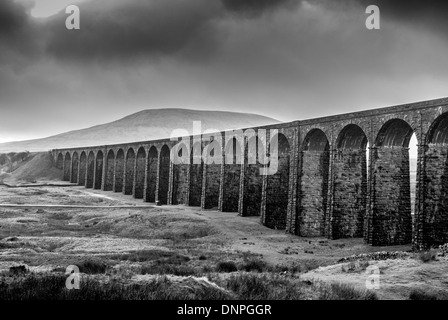 Ribblehead Viaduct, North Yorkshire. Originally named Batty Moss ...