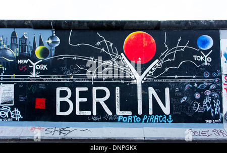 06/12/2013 Berlin Wall mural. Berlin, Germany Stock Photo - Alamy