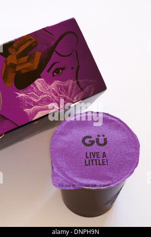 Gü puddings chocolate ganache mini puds - live a little set on white ...