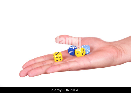 Macro Of A Male Hand Holding Several Pills With Prescription Bottle And ...