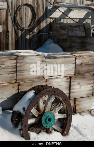 Shackleton's Hut at Cape Royds, exterior view, Ross Island, Antarctica ...