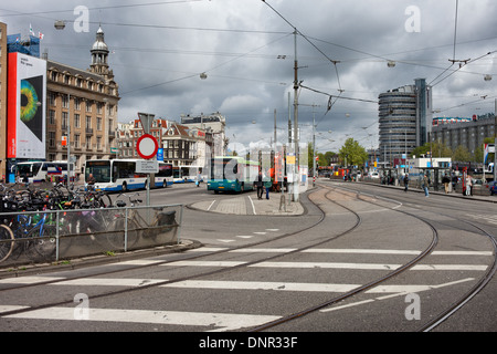 Transport infrastructure in the city of Amsterdam in Netherlands Stock ...