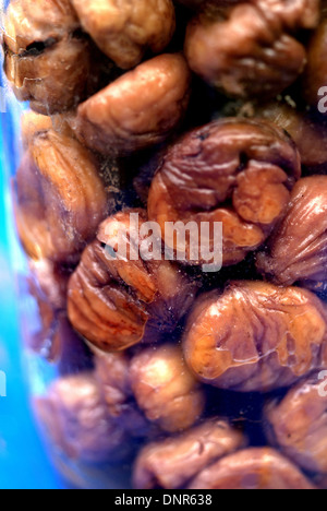 Jar of pickled walnuts / Preserved walnuts Stock Photo - Alamy