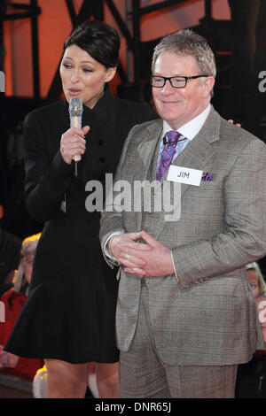 TV presenter and comedian Jim Davidson and his family at the UK Gala ...