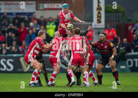 A general view of a line-out during the Autumn Nations Series match at ...