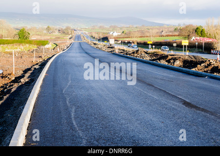 Newly constructed carriageway on a main road Stock Photo - Alamy