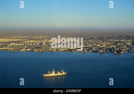 Aerial view of Walvis bay port, Namibia, Africa Stock Photo - Alamy