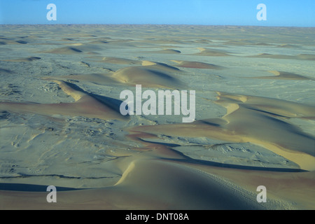 Aerial view of transverse sand dunes, Namib Desert, Namibia Stock Photo ...