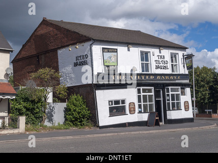 The Tilted Barrel public house which is a grade II listed pub in Tipton ...