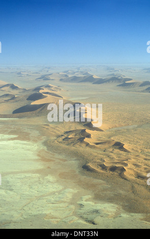 Sand dunes south of the Kuiseb River, Namib Desert, Namibia Stock Photo ...