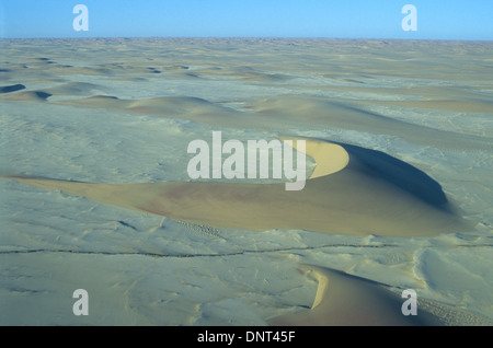 Barchan dunes of the Namib Desert Aerial photograph Stock Photo - Alamy