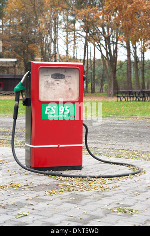 Old Polish working fuel dispenser. Poland, Europe Stock Photo - Alamy