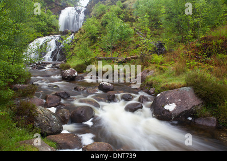 Glen Waterfall, Gairloch Brook, Flowerdale Estate, Gairloch, Torridon ...