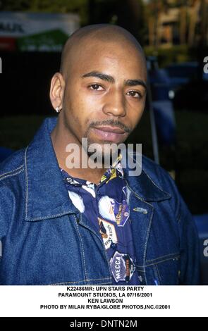 July 17, 2001 - K22486MR: UPN STARS PARTY.PARAMOUNT STUDIOS, LA 07/16 ...