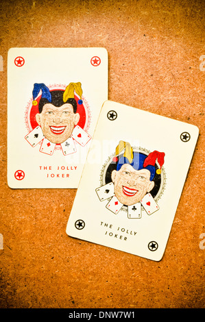 two joker cards Stock Photo - Alamy