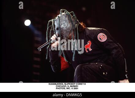 June 26, 2001 - K22208JKROL SLIPKNOT SHAWN.CHICAGO, IL 06/08/01. 2001 ...