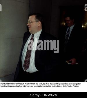 Jan. 25, 1999 - MONICA LEWINSKY STAKEOUT: WASHINGTON DC: 01/25/99 ...