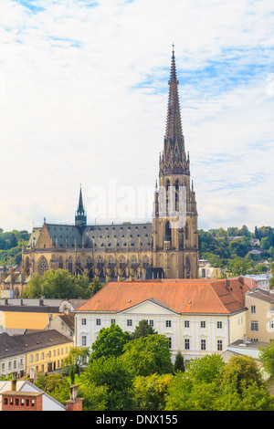Linz Cityscape with New Cathedral, Austria Stock Photo - Alamy