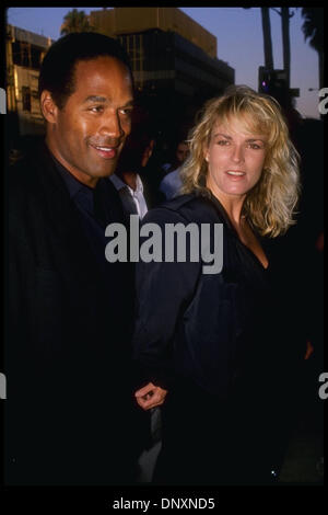 Hollywood, CA, USA; O.J. SIMPSON and MARCUS ALLEN attend the Frank ...