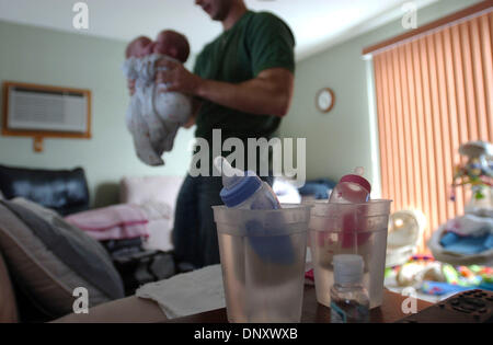 Jan 06, 2006; Fargo, ND, USA; The Carlsen twins, Abbigail and Isabelle ...