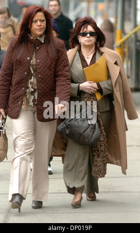 Feb 23, 2006; Manhattan, NY, USA; VICTORIA GOTTI, with daughter ANGEL ...