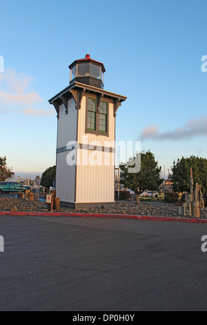 The Table Bluff Lighthouse for Humboldt Bay at Woodley Island Marina in ...