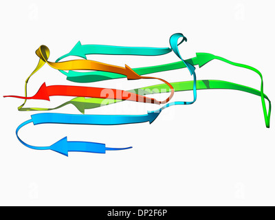 Eye lens protein molecule Stock Photo - Alamy