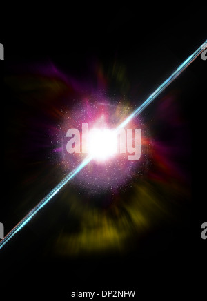 Artwork of a pulsar Stock Photo - Alamy