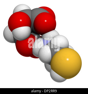 Cysteamine bitartrate Huntington's disease drug molecule Stylized ...